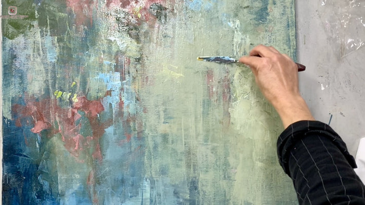 Die Magie der Abstrakten Malerei: Schichten, Gold und Strukturen ...